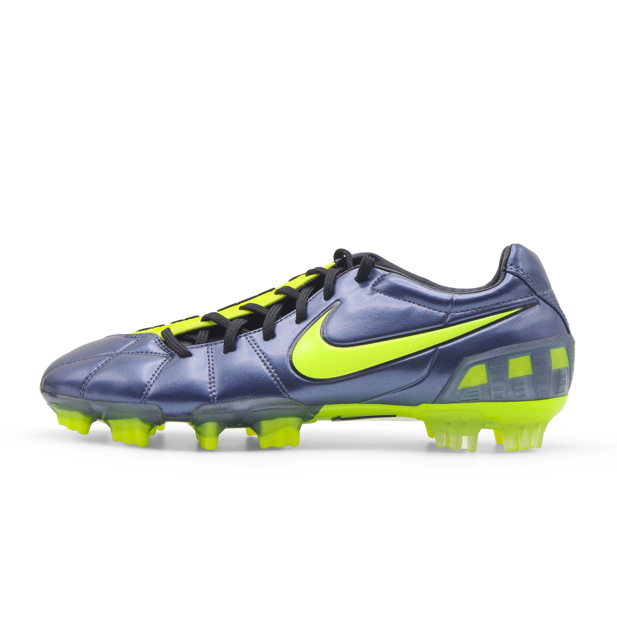 Nike T90 Laser III FG Grey/Volt 385423-470 – Classic Boots Matter