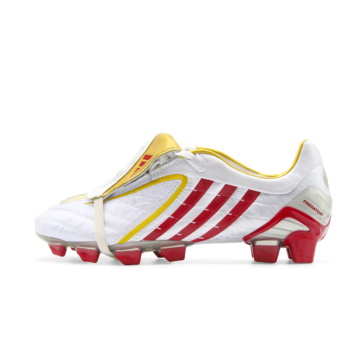 Adidas Predator Powerswerve FG White/ Yellow/ Red – Classic Boots Matter